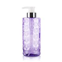 China Custom Mold Plastic Large Shampoo Bottles 500ML Engraving Logo for sale