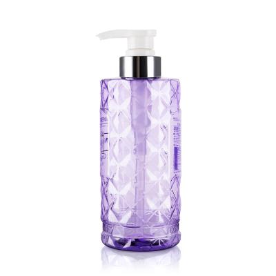China Custom Mold Plastic Large Shampoo Bottles 500ML Engraving Logo for sale