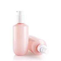 China Pink Unique PETG Cosmetic Bottles 200ML Customizable With PP Pump for sale