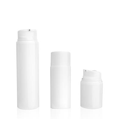China PP Plastic Airless Pump Bottles 30ml 50ml 80ml 100ml Custom Color for sale