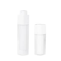 China AS PP Plastic Twist Up Airless Pump Bottle 15ML 30ML 50ML Travel Size for Foundation Serum for sale