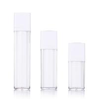 China AS PP Plastic Twist Up Airless Pump Bottle 15ML 30ML 50ML Travel Size for Foundation Serum for sale