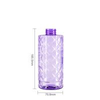 China Custom Mold Plastic Large Shampoo Bottles 500ML Engraving Logo for sale