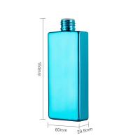 China Metal Color Painting PET Cosmetic Bottle 200ml with Aluminium Disc Cap 24/410 for sale