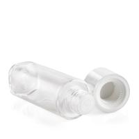 China Durable PET Heavy Wall Bottles 100ML Clear PET Cosmetic Bottles With Cap for sale