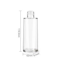 China Durable PET Heavy Wall Bottles 100ML Clear PET Cosmetic Bottles With Cap for sale
