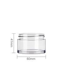 China Heavy Wall Crystal Plastic Cosmetic Bottles And Jars Set Various Capacity for sale