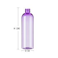 China PET R-PET Hair Care Containers 14 OZ 420ML Conditioner Packaging with Press Pump for sale