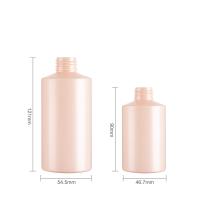 China 100ML 200ML Sustainable PET Cosmetic Bottles Pink for Body Lotion for sale