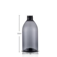 China 250ML 500ML Empty PET Pump Bottles for Shampoo Custom Logo Eco Friendly for sale