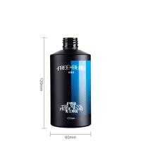 China 270ml Transparent Empty Plastic Bottles With Aluminum Screw Cap for lotion for sale