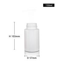 China 5 OZ 150ml Cylinder Foam Pump Dispenser Bottle PET R-PET Plastic for Cleansing Water for sale