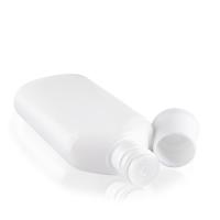 China Screw Cap Plastic Cosmetic Bottles 200ML PET White Opaque Custom Packaging OEM ODM for sale