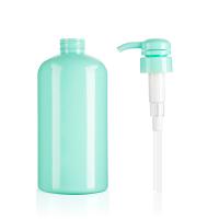China Opaque Color 600ml 20oz PET Plastic Shampoo Pump Bottles Empty for Conditioner for sale