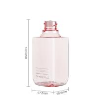 China Square Plastic Cosmetic Bottles 250ML PETG Cosmetic Packaging for sale