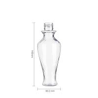 China Crystal 5 OZ Perfume Bottle 150ML Transparent Cosmetic Bottle With Mini Sprayer for sale