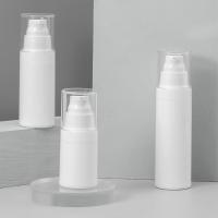 China Empty White Airless Pump Bottles Travel Size With Dust Cover Free Sample for sale