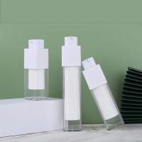 China AS PP Plastic Twist Up Airless Pump Bottle 15ML 30ML 50ML Travel Size for Foundation Serum for sale