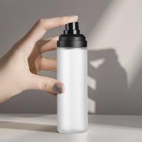 China 100ml 120ml 150ml Clear Plastic Cosmetic Containers With Fine Mist Sprayer for sale