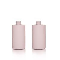 China Customized 300ML Plastic Shampoo Bottles Soft Touch Finish With White Pump for sale