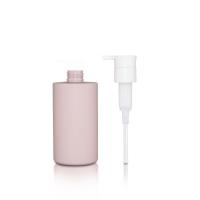 China Customized 300ML Plastic Shampoo Bottles Soft Touch Finish With White Pump for sale