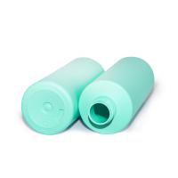 China 250ml PET Matte Finish Cylinder Hair Care Bottle with Pump 24/410 for sale