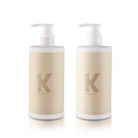 China Empty Hair Care Containers Eco Friendly RPET PET Plastic Bottle 400ml for sale