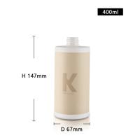 China Empty Hair Care Containers Eco Friendly RPET PET Plastic Bottle 400ml for sale