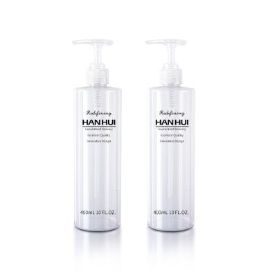 China Plastic PCR PET 400ML Hair Care Containers Customization With Lotion Pump for sale