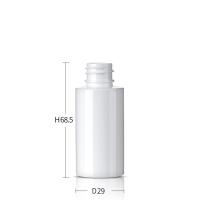 China 30ml PET Plastic Spray Bottle 1oz Fine Mist Travel Size Empty with Dust Cover for sale