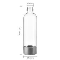 China 1L 1000ml PET Soda Maker Bottle Reusable Carbonating Bottle for Soda Machine for sale