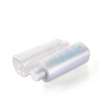 China 4 OZ RPET PET Cosmetic Plastic Bottles With PP Screw Cap Custom Silver Color for sale