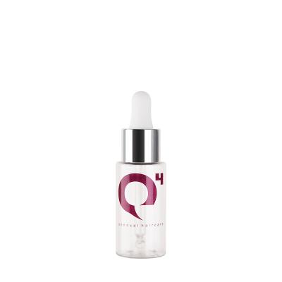 China Custom Frosted 1 OZ Mini Cosmetic Bottles Plastic Container With Aluminum Dropper for sale