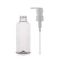 China 110ml PET Plastic Cosmetic Bottle with Oil Pump for Hair Oil 24/410 Neck for sale