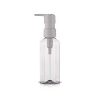 China 110ml PET Plastic Cosmetic Bottle with Oil Pump for Hair Oil 24/410 Neck for sale