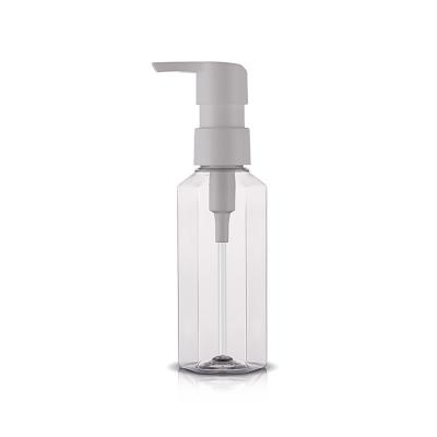 China 110ml PET Plastic Cosmetic Bottle with Oil Pump for Hair Oil 24/410 Neck for sale