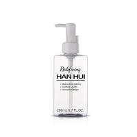 China 200ml Square PET Cosmetic Bottles 24/410 Neck for Body Oil Clear Empty for sale