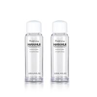 China 120ml Clear Thick Wall PET Plastic Cosmetic Bottle 24/410 Double Layer Cap for sale