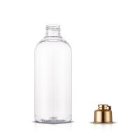 China Recyclable 10 OZ PET Boston Round Plastic Bottle 300ml with 24/410 Neck for Cosmetic Lotion for sale