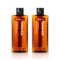 China Amber Square PET 200ml Hair Care Bottle 24/410 Flip Top Cap for sale