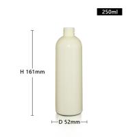 China Eco-Friendly PET PCR Plastic Hair Care Bottle 250ml 24/410 Screw Cap for sale