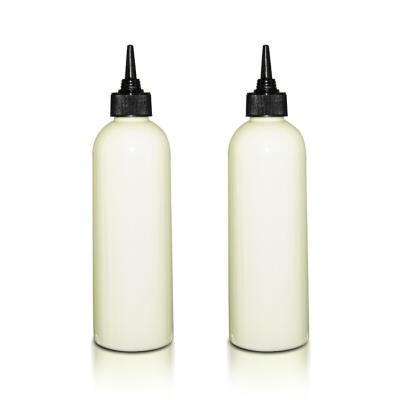 China Eco-Friendly PET PCR Plastic Hair Care Bottle 250ml 24/410 Screw Cap for sale
