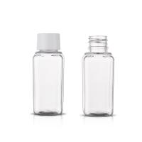 China Square Mini Size 30ml Plastic Bottle Container For Hair Care Hotel Shampoo for sale