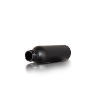 China 60ml PET Boston Round Hair Care Bottle Plastic Containers Custom Black Color 20/410 for sale