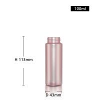 China Pearl Color 100ml PET Spray Bottle 33/410 Neck Fine Mist for Travel Cosmetics for sale