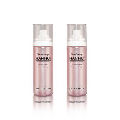 China Pearl Color 100ml PET Spray Bottle 33/410 Neck Fine Mist for Travel Cosmetics for sale