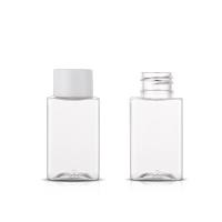 China 35ml PET Plastic Shampoo Bottle Travel Size Empty Clear Screw Cap for Hotel Hair Care for sale