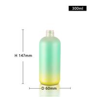 China 300ml Matte Finish Plastic Bottles Packaging For Shampoo And Conditioner for sale