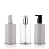 China 10.3 Oz Plastic Shampoo Bottle With Opaque Soap Dispenser Refillable For Bathroom for sale