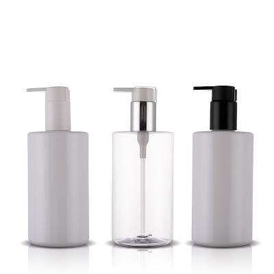 China 10.3 Oz Plastic Shampoo Bottle With Opaque Soap Dispenser Refillable For Bathroom for sale